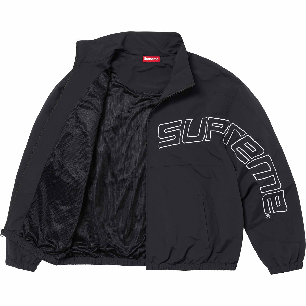 Supreme Curve Track Jacket Black – BASEMENT_HK