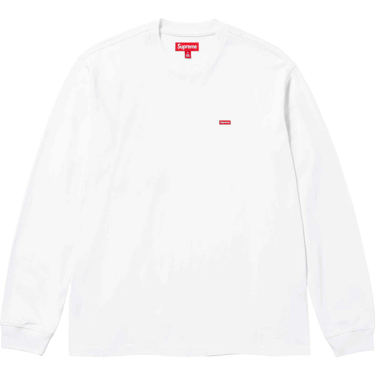 Supreme SS24 Small Box Logo L/S Tee White – BASEMENT_HK